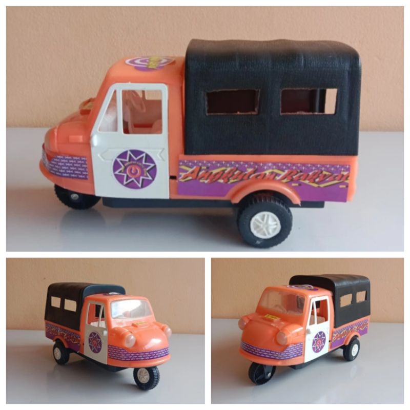 Jual Mainan Bemo Klasik Jalan Pullback - Miniatur Mobil Mobilan Roda 3 ...
