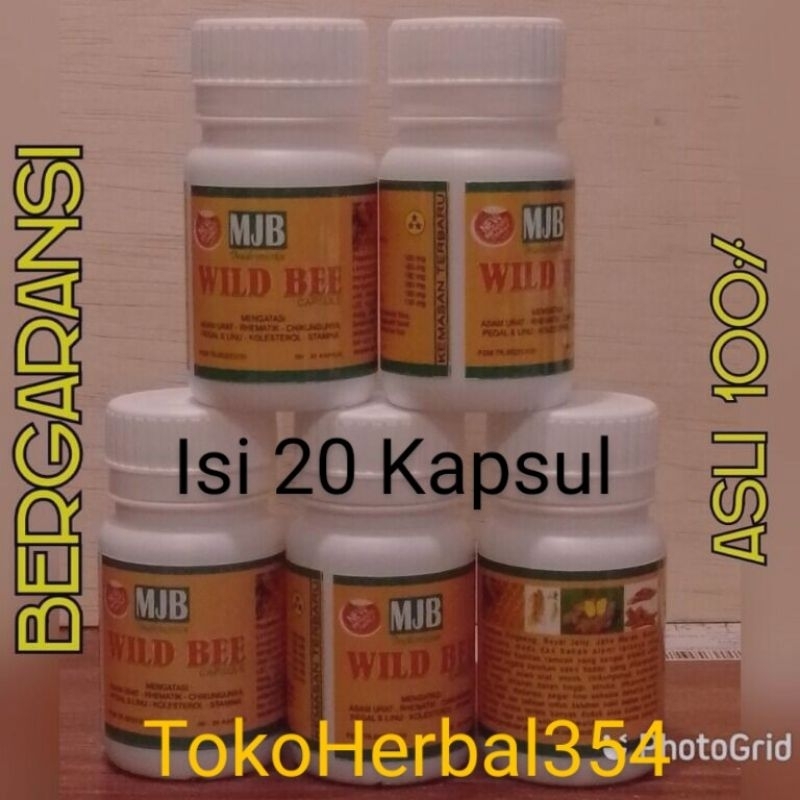Jual WildBee Capsule | Obat WildBee MJB Kemasan isi 20 Kapsul | Shopee ...