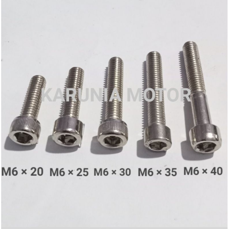 Jual BAUT KUNCI L 10 / BAUT L NEKEL M6 × 20 - M6 × 40 | Shopee Indonesia