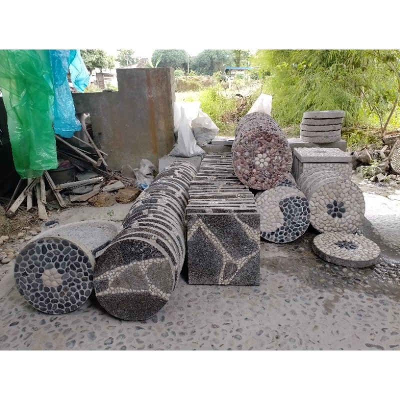 Jual STEPPING STONE uk 30x30cm batu pijakan taman batu setapak | Shopee ...