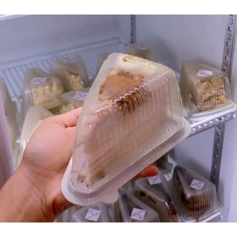 Jual Mika kue segitiga untuk kue Tart slice isi 50pcs | Shopee Indonesia