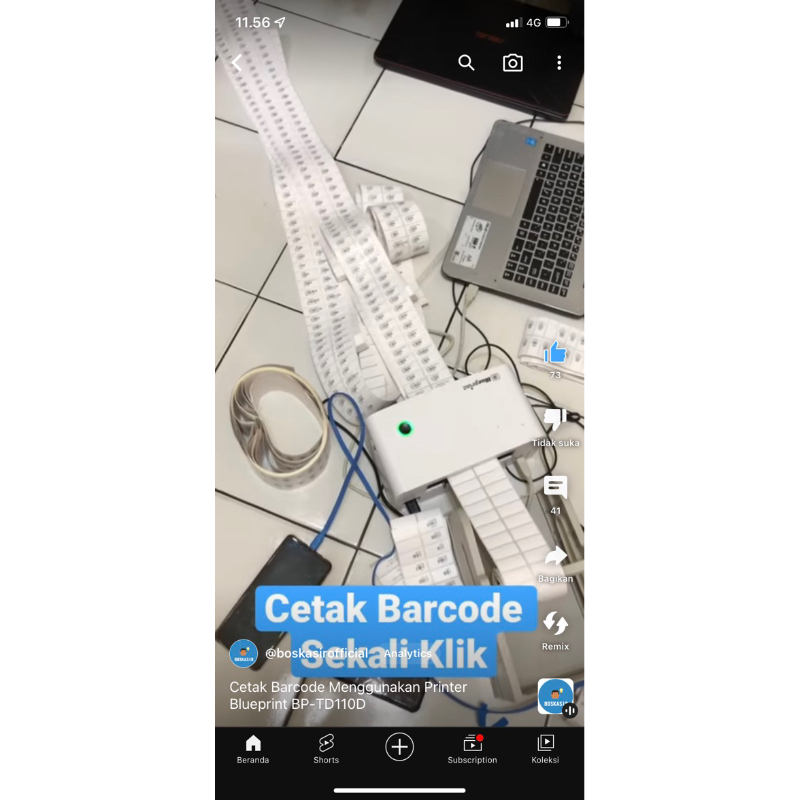 Jual Printer Label Blueprint BP-TD110D Printer Barcode | Shopee Indonesia