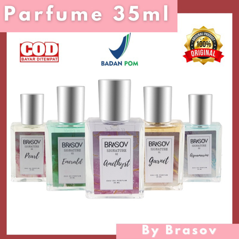 Jual BRASOV Parfum 35 ML Signature Eau De Parfume Parfum Halal | Shopee ...