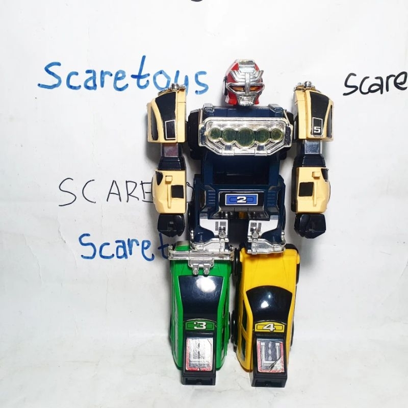 Jual Pradera rv robo sentai carranger Power Rangers Turbo Megazord Zord | Shopee Indonesia
