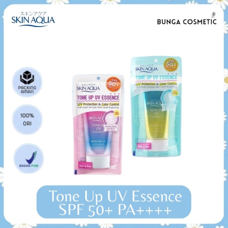Jual Skin Aqua Tone Up UV Essence SPF 50+ PA++++ 40gr | Shopee Indonesia