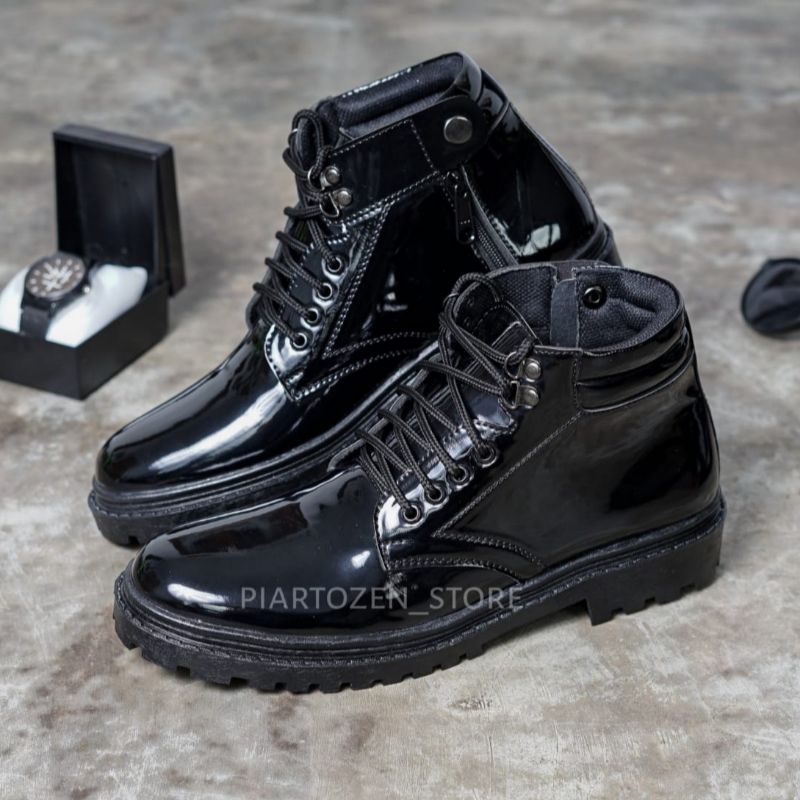 Jual Sepatu PDH Pria TNI, Polri, Polisi, Satpam, dan Security Tali ...