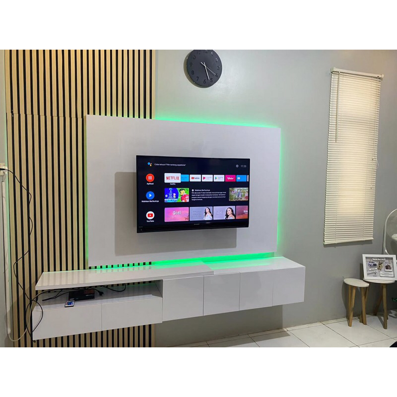Jual Backdrop TV Minimalis / Lemari TV / Bckdrop TV hpl / Buffet TV ...