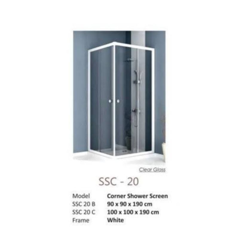 Jual Showerbox Meridian SSC 20B 90 x 90 cm | Shopee Indonesia