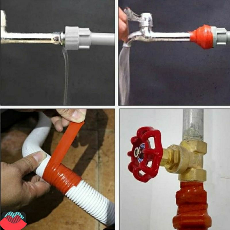 Jual Lakban Anti Bocor Pipa Ledeng Tape Tebal Waterproof Isolasi ...