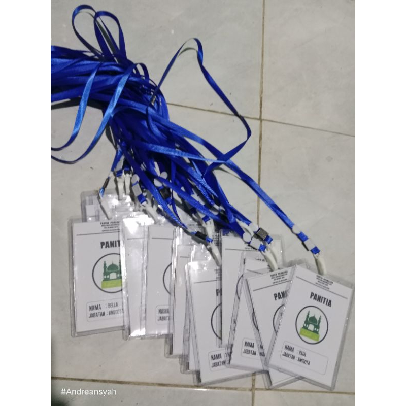 Jual cetak Name tag panitia COD Medan | Shopee Indonesia