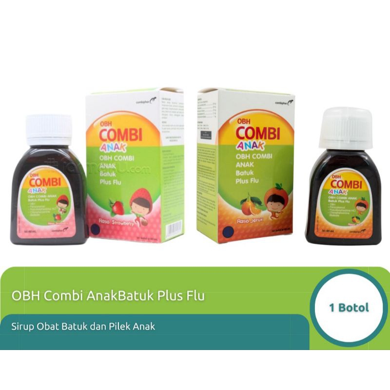 Jual OBH Combi anak Batuk Plus Flu 60ml | Shopee Indonesia