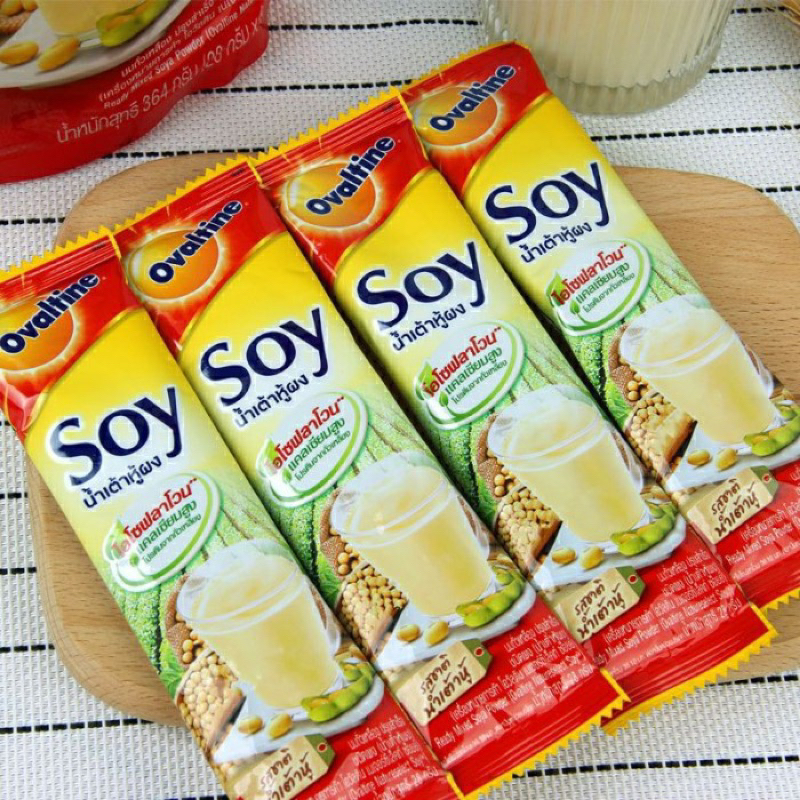 Jual Susu Kacang Kedelai Ovaltine soy milk powder sachet ecer | Shopee ...
