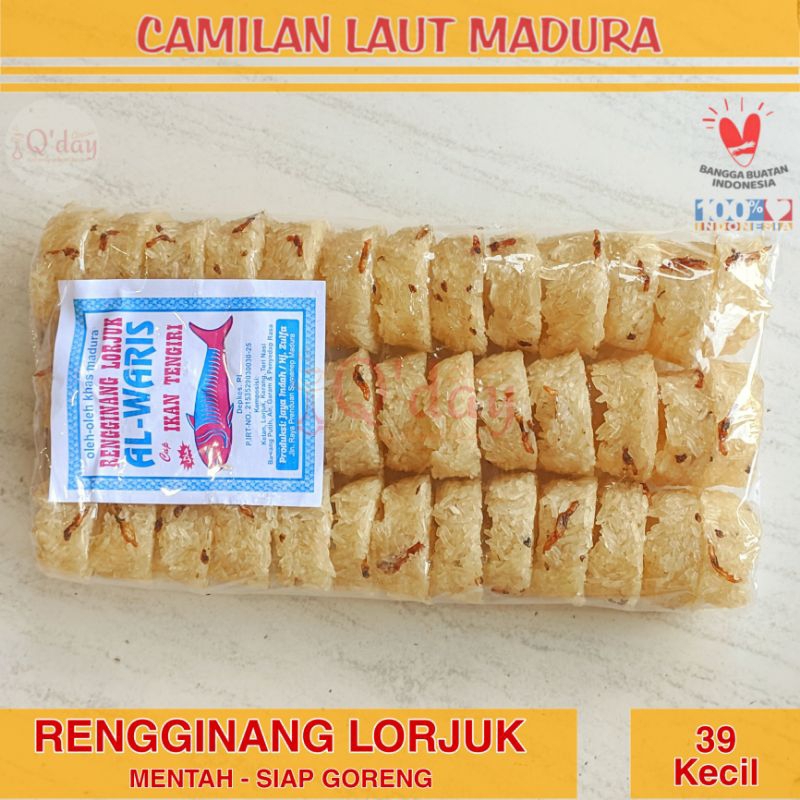 Jual Rengginang Lorjuk Kerang Bambu Mentah Siap Goreng Camilan Laut ...