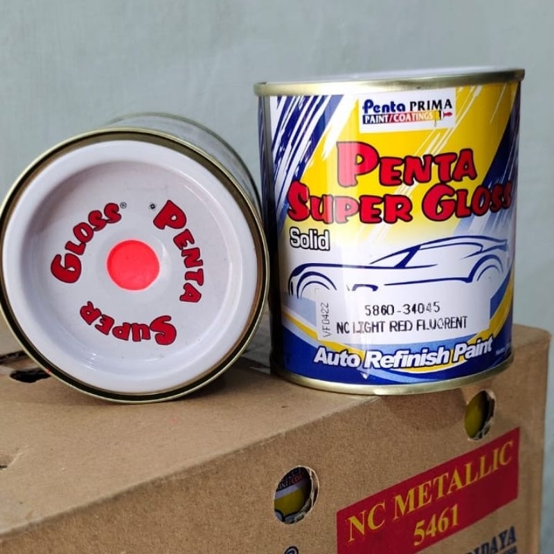 Jual CAT PENTA SUPER GLOSS NC SOLID -200 GRAM - HITAM/PUTIH/DOFF/SILVER ...