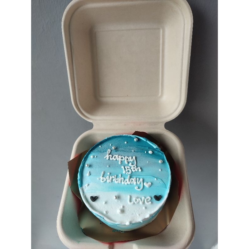 Jual bento cake / birthday cake / korean bento cake / kue ulang tahun ...