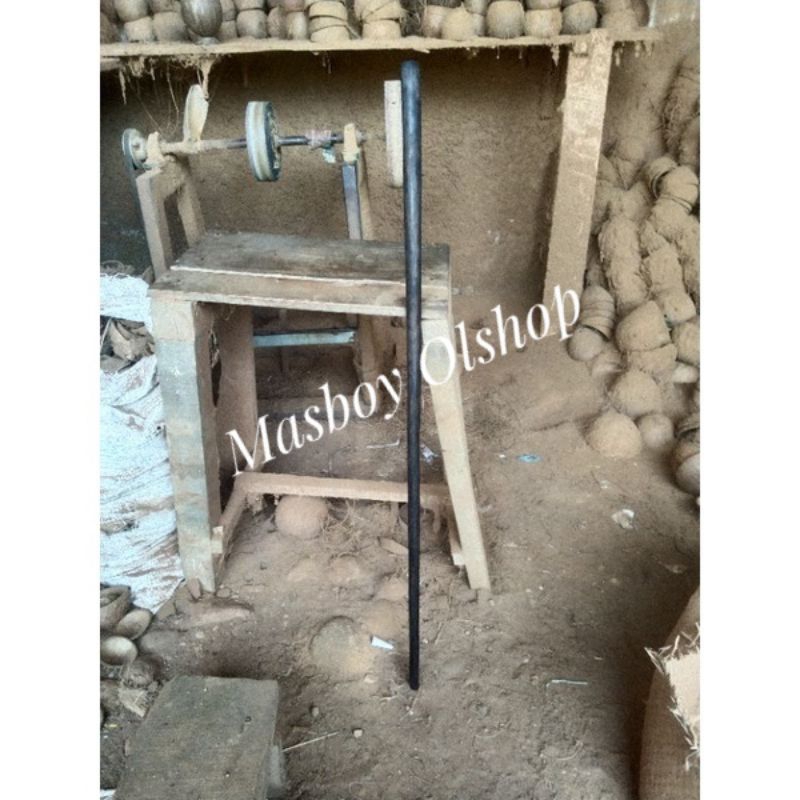 Jual Tongkat Kayu Aren Hitam 85 cm / iteuk Kayu Ruyung Tua / Tongkat ...