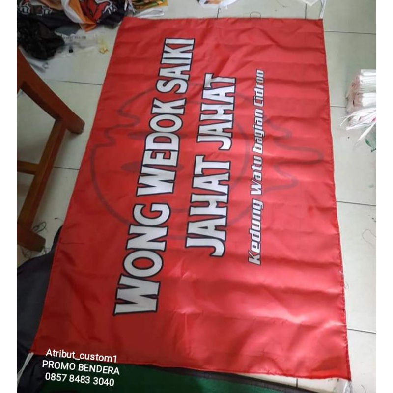 Jual BENDERA WONG WEDOK SAKIKI JAHAT JAHAT, BENDERA TEAM PENGEMBIRA ...