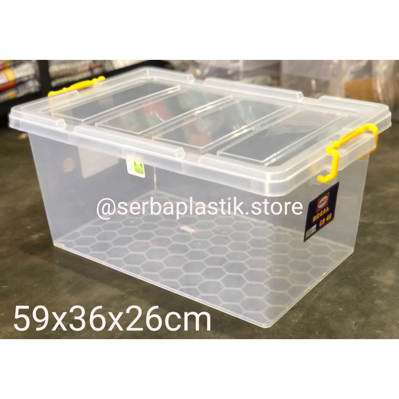 Jual PROMO MURAH Container bening regal / kontainer shinpo cb46 / kotak ...