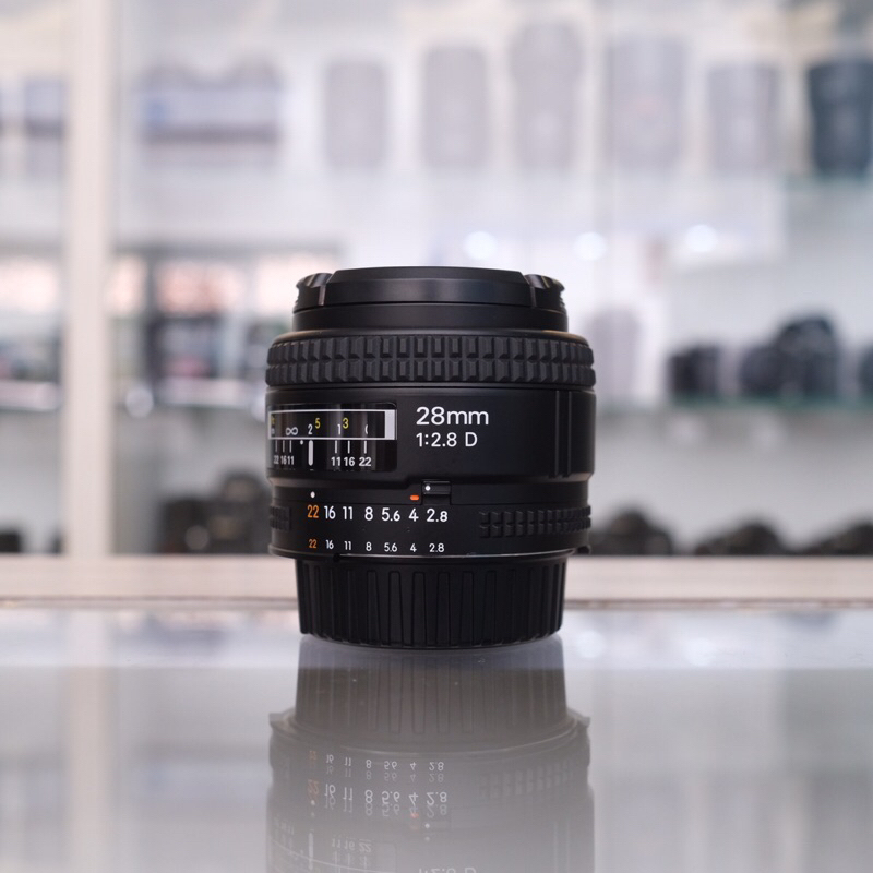 Jual Lensa fix kamera nikon 28mm f2.8 afd 28mm f2.8D | Shopee Indonesia