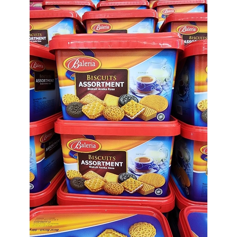 Jual Baleria Biskuit Assortment Assorted 500g Biskuit Toples Aneka Rasa ...