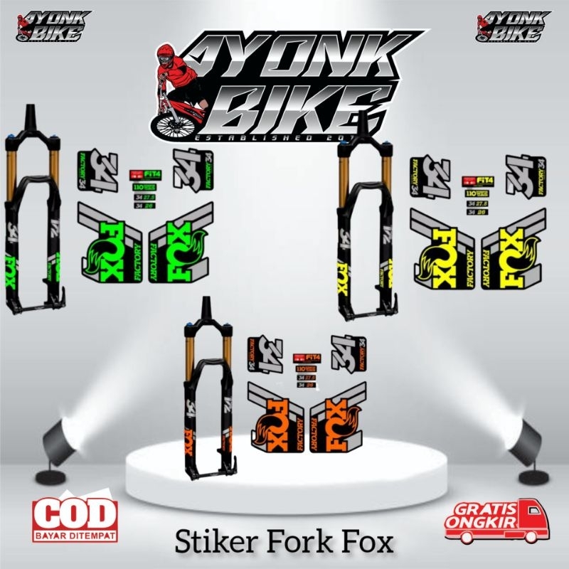 Jual Stiker fork - garpu FOX Sepeda MTB /Downhill | Shopee Indonesia