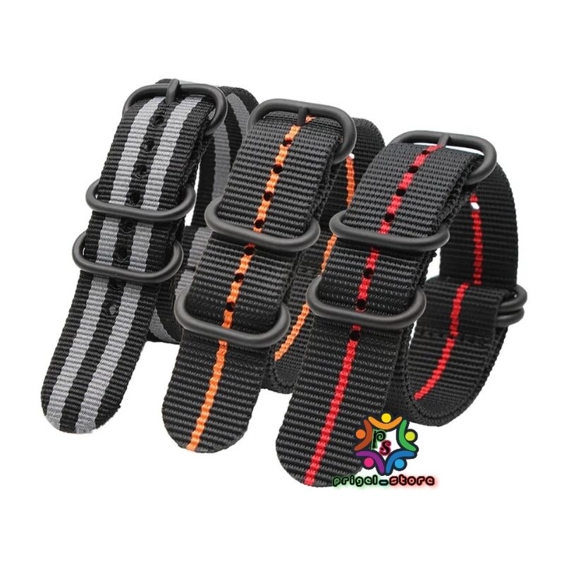 Jual Tali Jam Tangan Canvas Nato PVD Tali jam seiko Ac Expedition 20mm ...