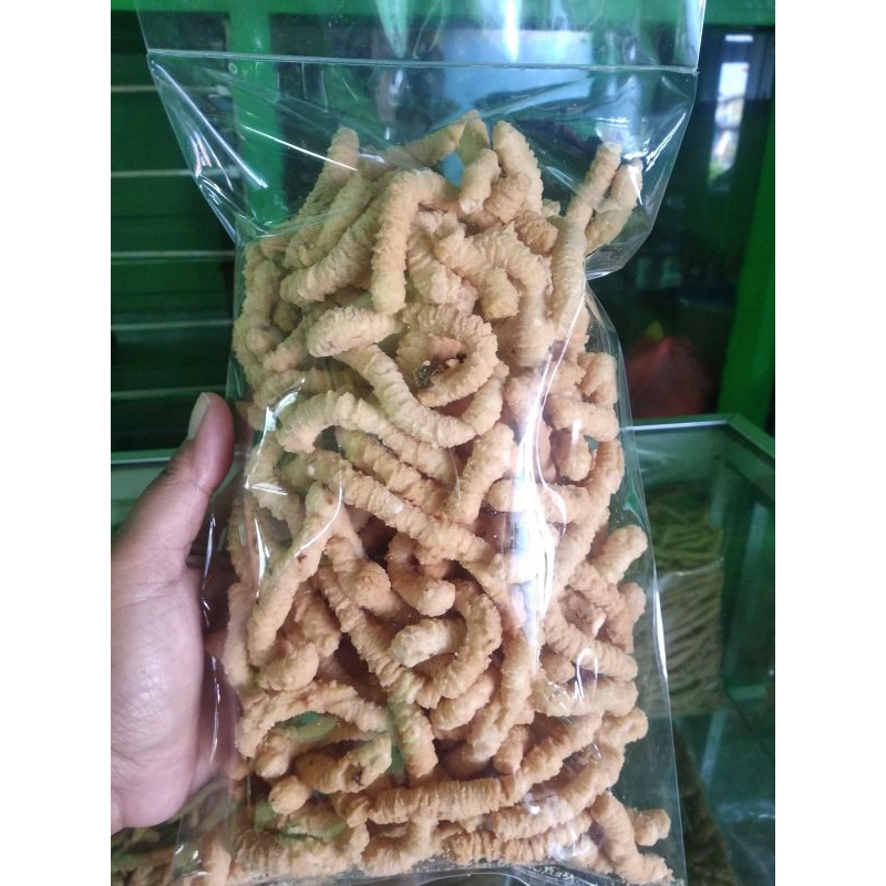 Jual cemilan jadul 250gr (rumput laut, kacang sembunyi, plintiran ...