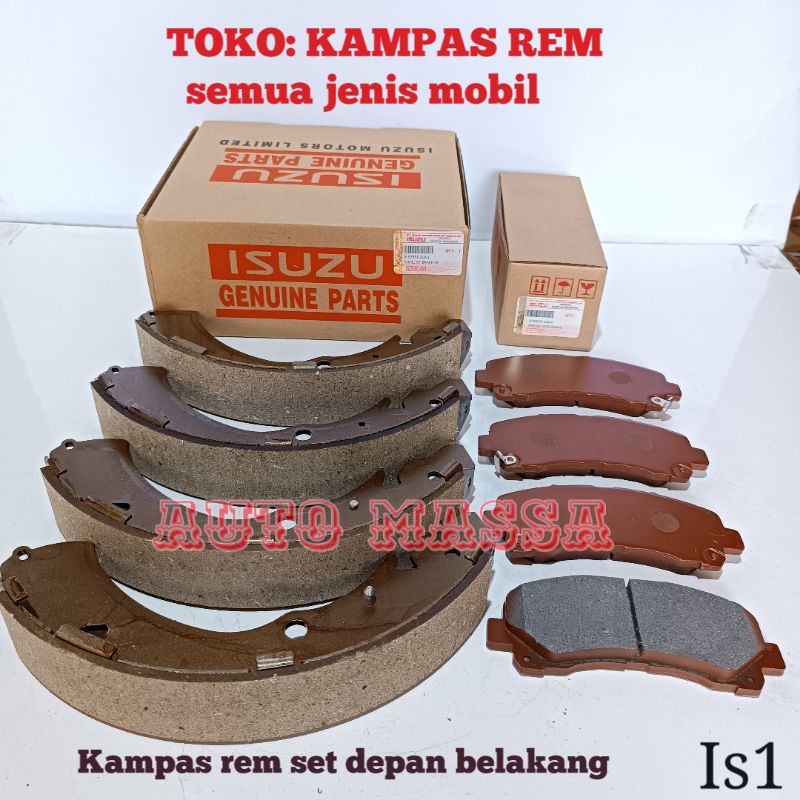 Jual KAMPAS REM SET ISUZU DMAX NEW D-MAX TAHUN 2012 KEATAS KOMPLIT DEPAN BELAKANG DMAX | Shopee ...