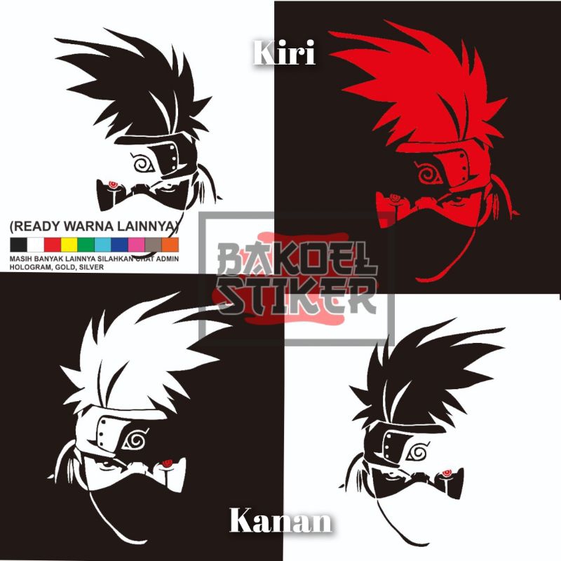 Jual Stiker kakashi naruto sticker cutting | Shopee Indonesia