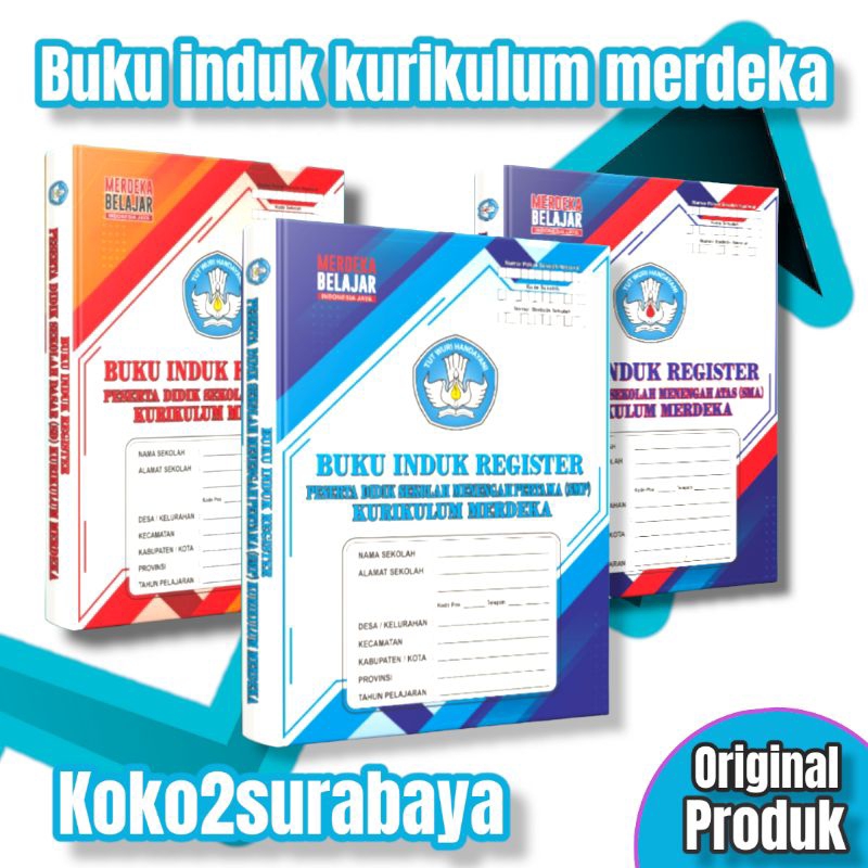 Jual BUKU INDUK REGISTER PESERTA DIDIK SD,SMP,SMA ORIGINAL | Shopee Indonesia