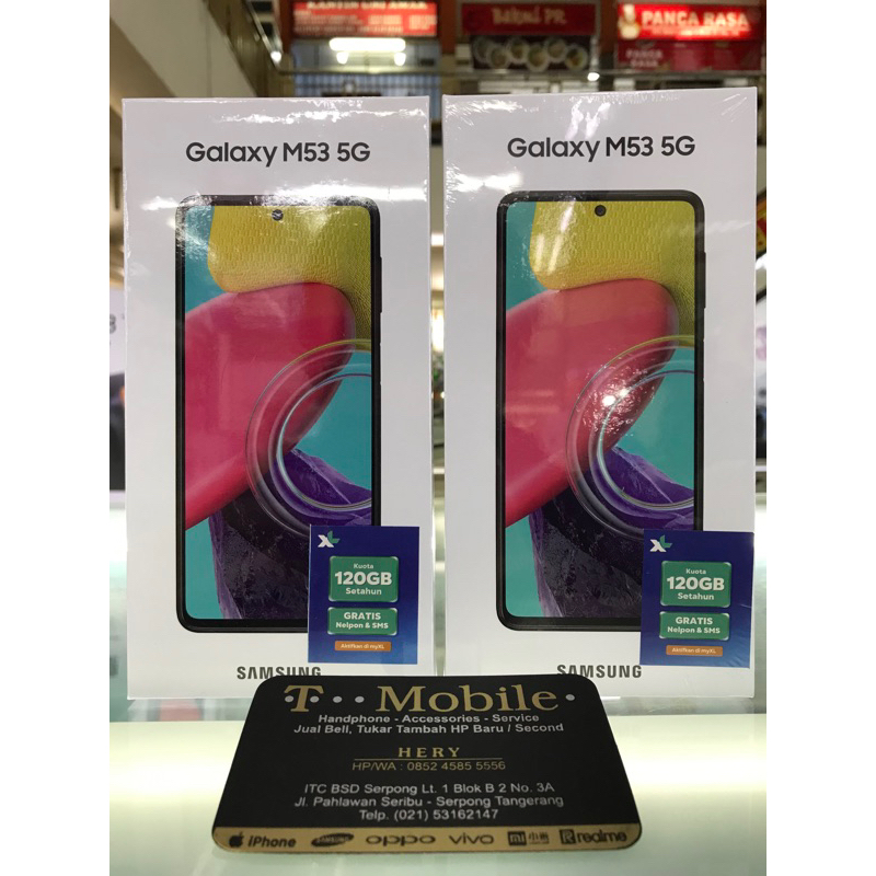 Jual SAMSUNG Galaxy M53 5G RAM 8GB 256GB - BLUE - sAMOLED Plus- 120Hz ...