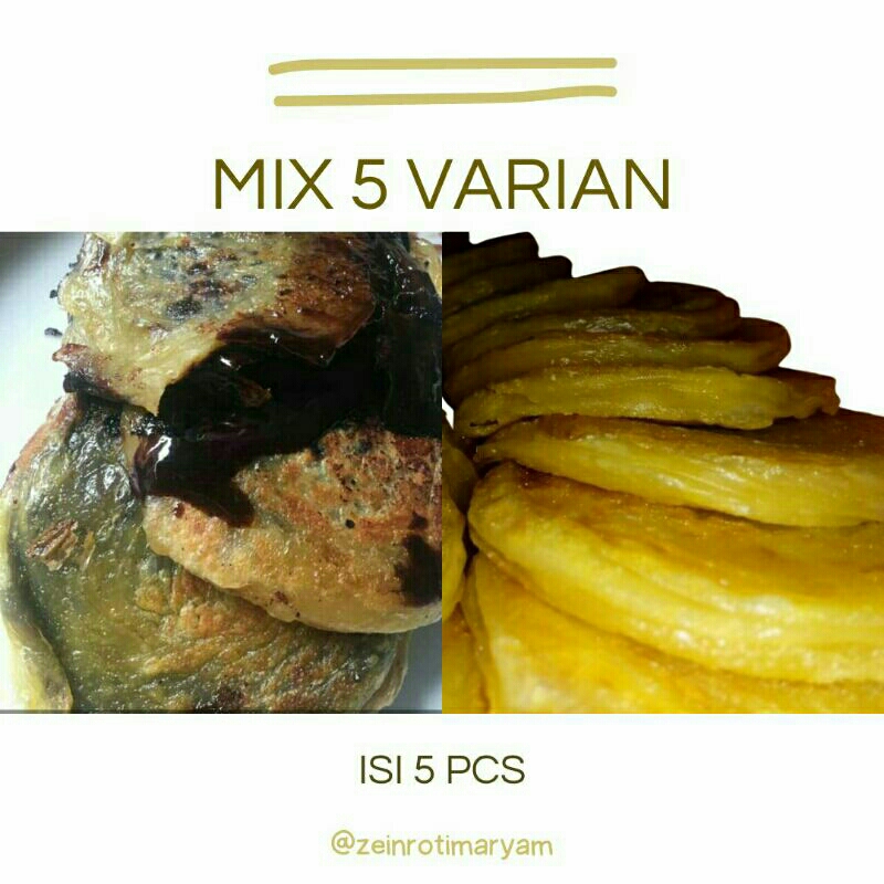 Jual [PREMIUM] Roti Maryam Frozen Isi 5 Varian Mix | Shopee Indonesia
