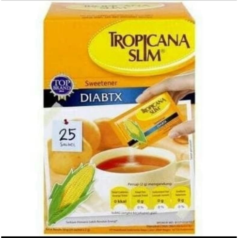 Jual Tropicana slim Diabtx 25sachet gula rendah kalori | Shopee Indonesia