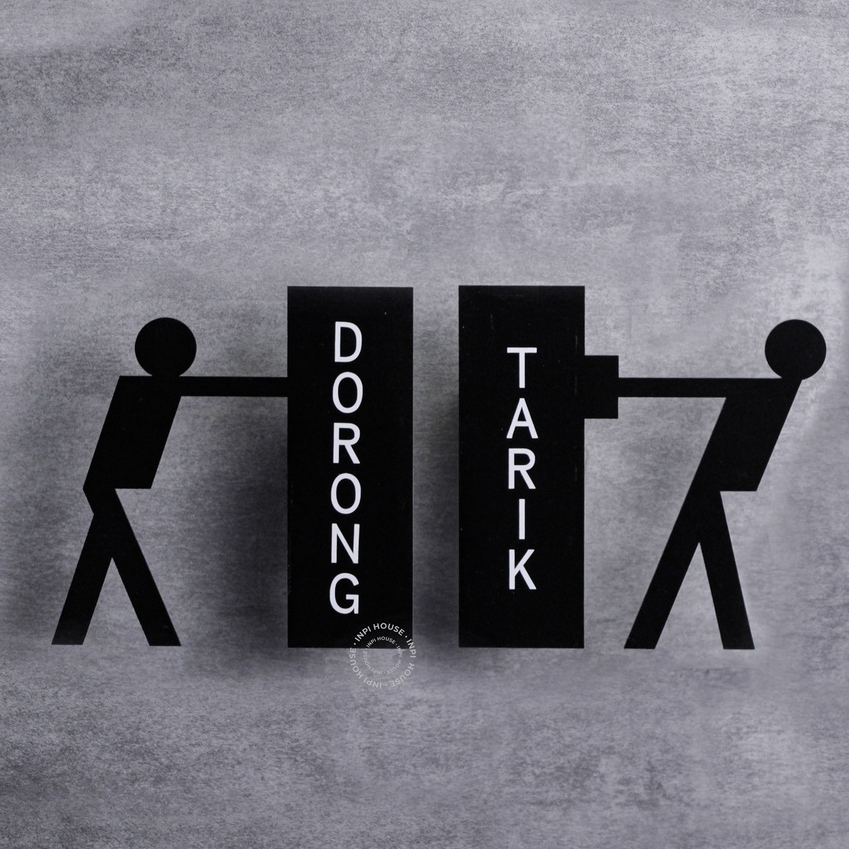 Jual Sign tarik dorong pintu akrilik | Shopee Indonesia
