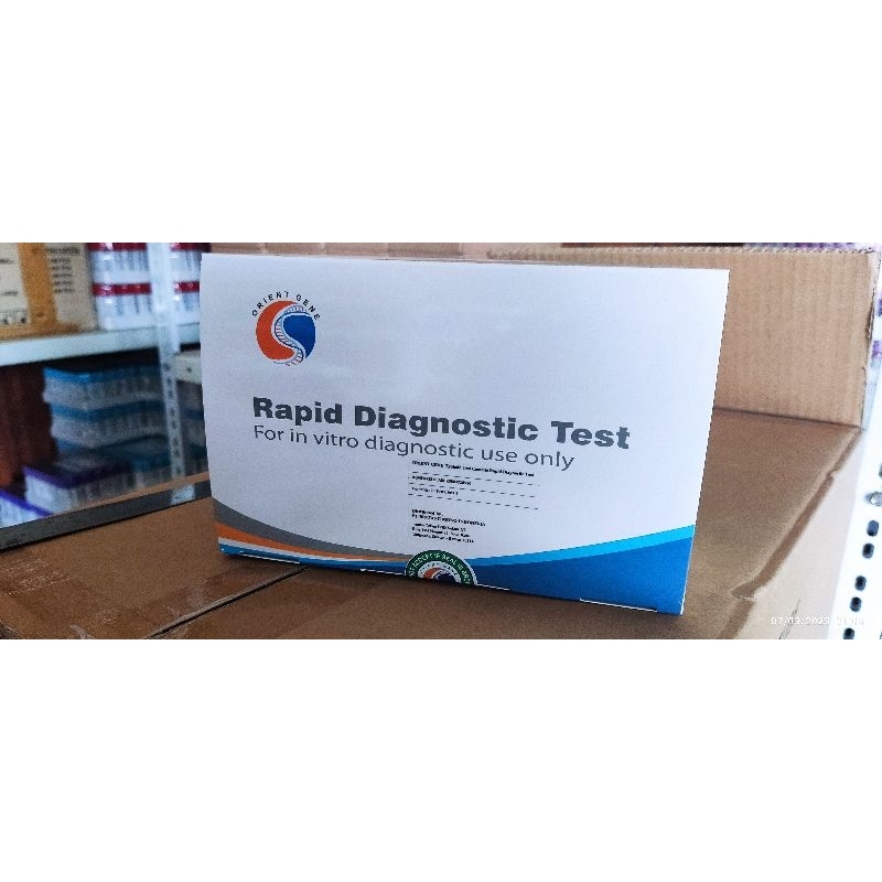 Jual Orient Gene TYPHOID CASSETTE 25T | salmonella | Widal test ...