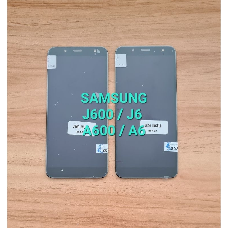 Jual LCD SAMSUNG A600 A6 2018 / J600 J6 2018 LCD+TS FULLSET INCELL | Shopee Indonesia