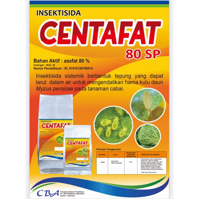 Jual Insektisida Centafat 1kg Asefat 80% Pembasmi Hama Kutu daun dan ...