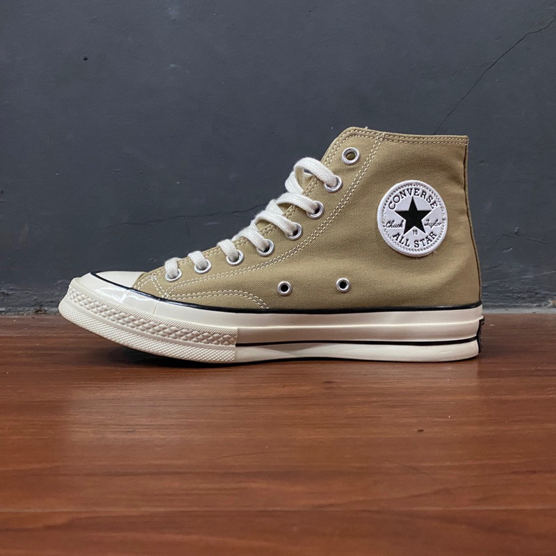 Jual Sepatu All Star Converse 70S Khaki Sneakers Convers Tinggi Pria ...