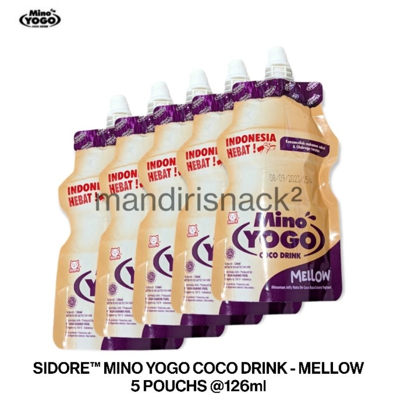 Jual SIDORE MINO YOGO COCO DRINK MELLOW. MINUMAN JELI NATA DE COCO RASA ...