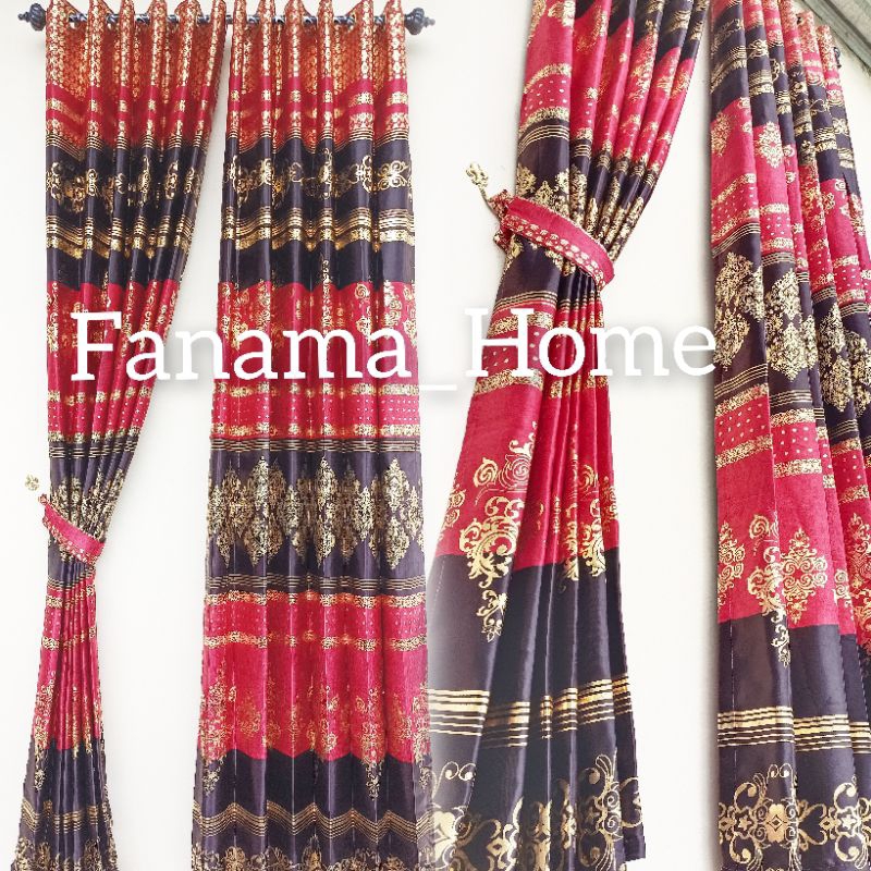Jual GORDEN JENDELA PANJANG 240 CM SEKATAN RUANG TAMU RUMAH ...