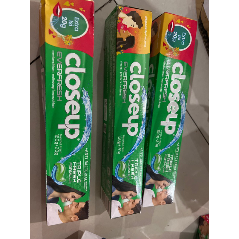Jual pasta gigi close up 160gram EXTRA ISI 20gr | Shopee Indonesia