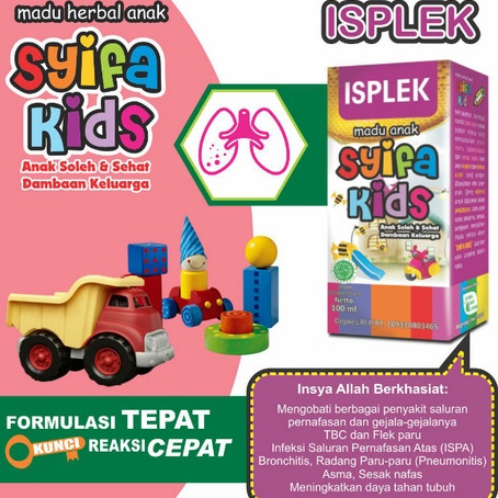 Jual Madu Anak Syifa Kids Isplek 100ml - HIU Madu Obat Herbal TBC Asma ...
