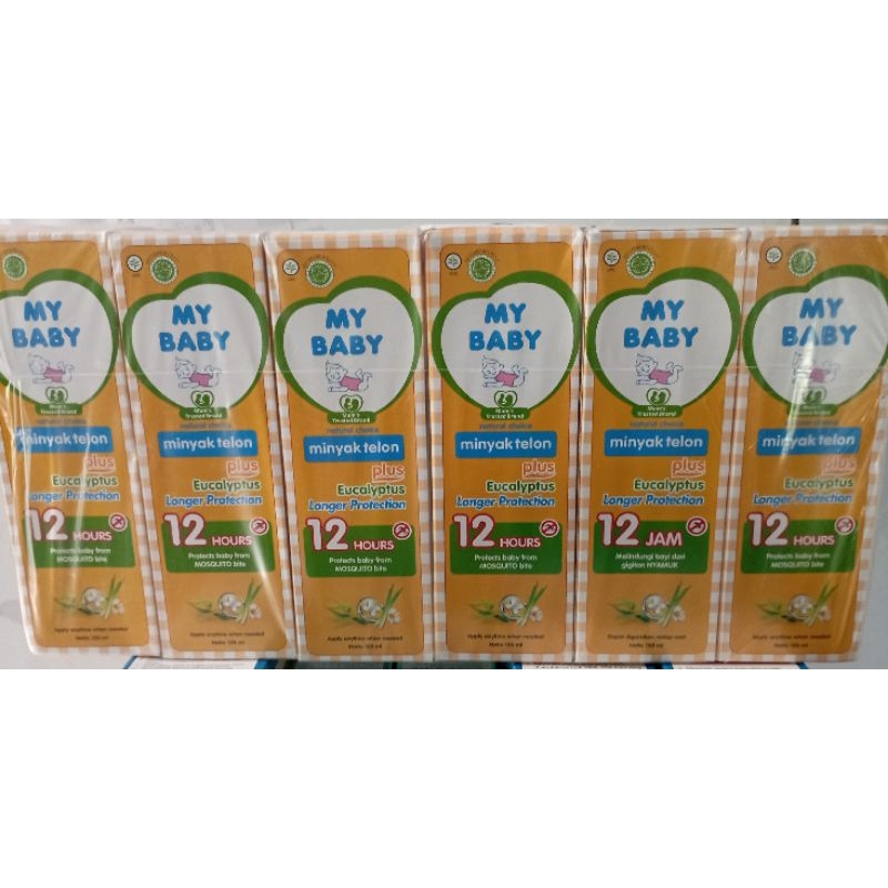 Jual My Baby Telon Plus Eucalyptus Longer Protection 12 Jam 150ml ...
