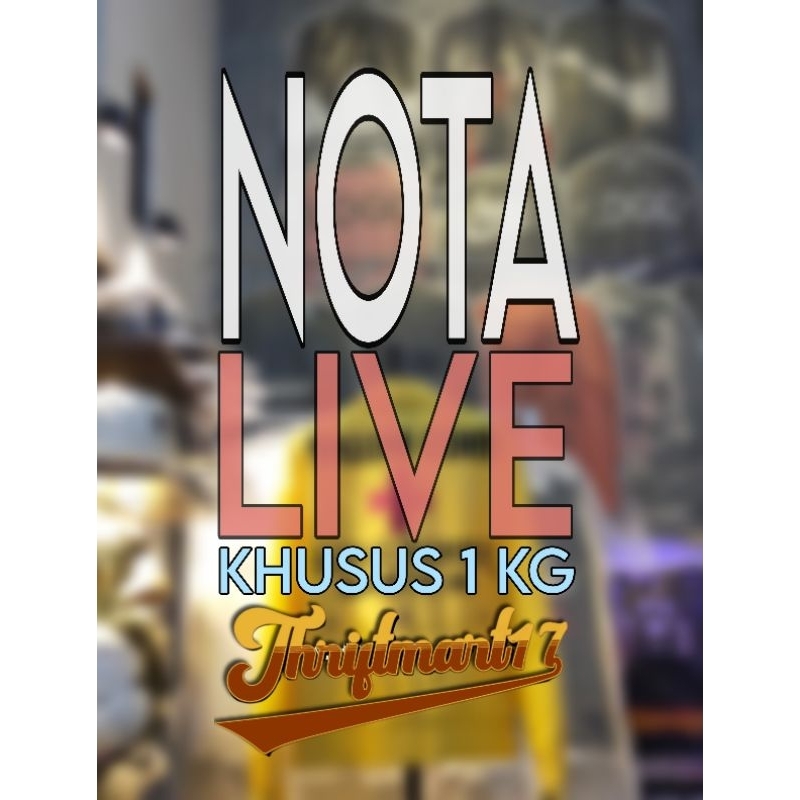 Jual NOTA LIVE 1 KG | Shopee Indonesia