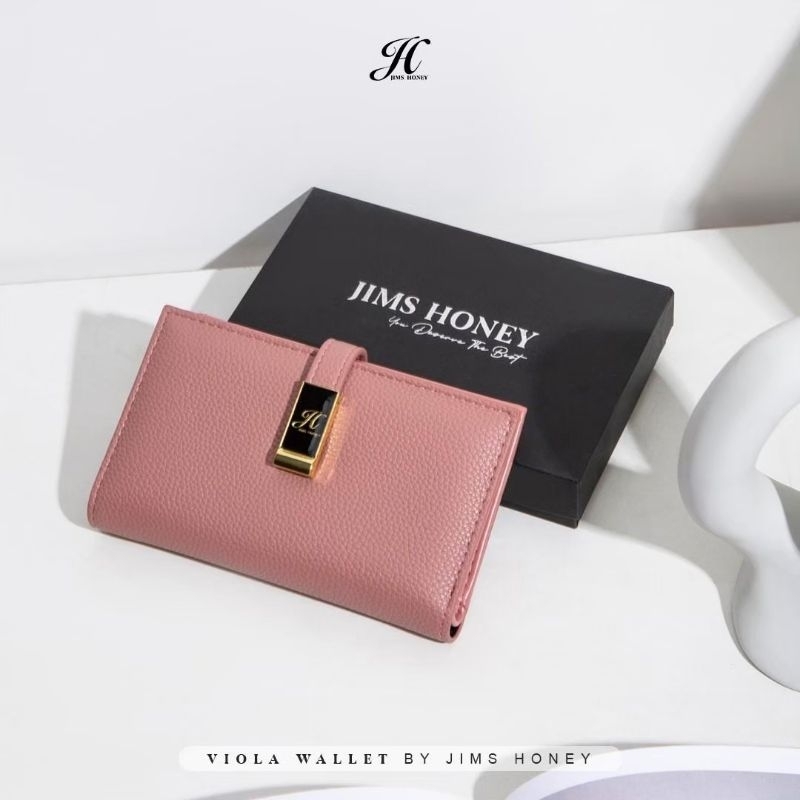 Jual VIOLA WALLET JIMS HONEY ORI DOMPET 3/4 LIPAT WANITA IMPOR FASHION CEWEK KOREA TIPIS SLIM ...
