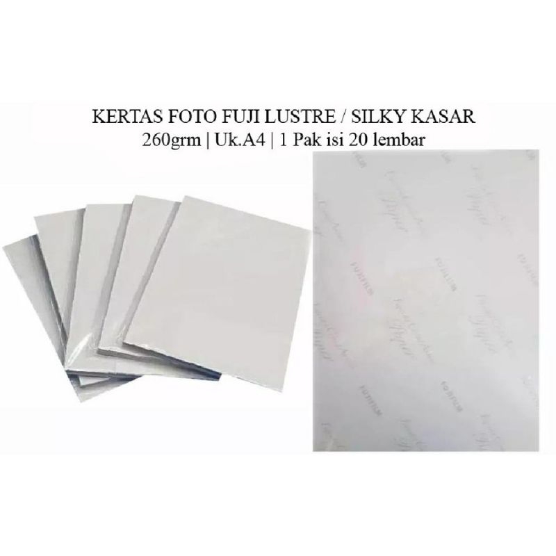 Jual Kertas Foto FujiFilm / Fuji Film 260gsm Silky Luster Doff Kulit ...