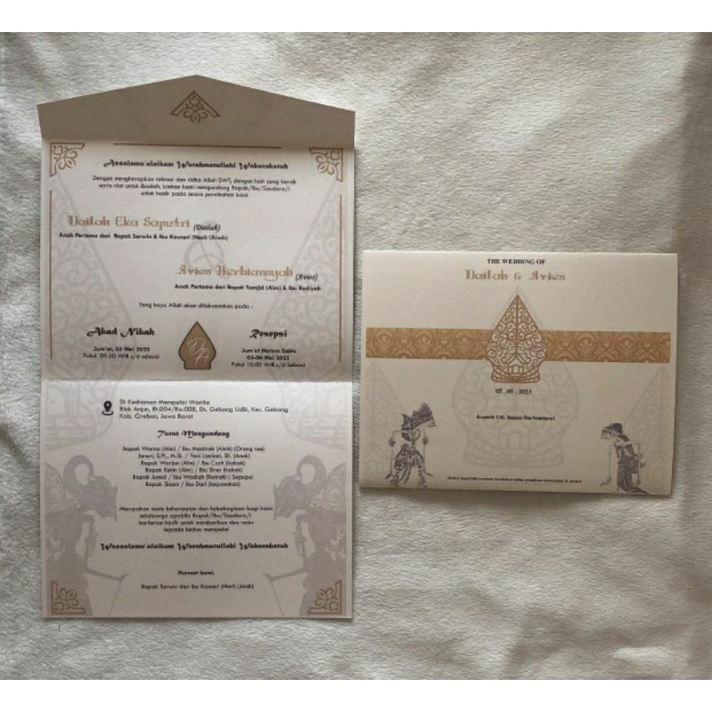 Jual Undangan Pernikahan tema jawa,adat jawa, undangan nikah murah ...