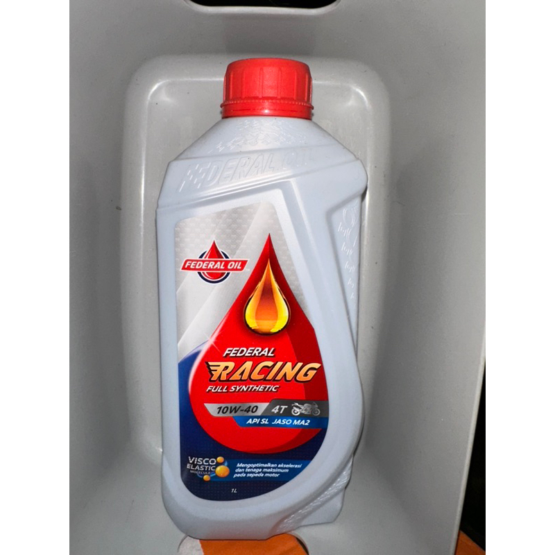 Jual OLI FEDERAL RACING SAE10W-40 1L 1000ML | Shopee Indonesia