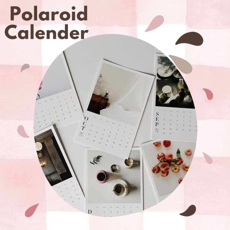 Jual Calender Pola Custom Polaroid Calender | Shopee Indonesia