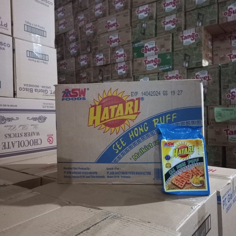 Jual malkist hatari see hong puff 245 gram 1 karton isi 36 pcs | Shopee ...
